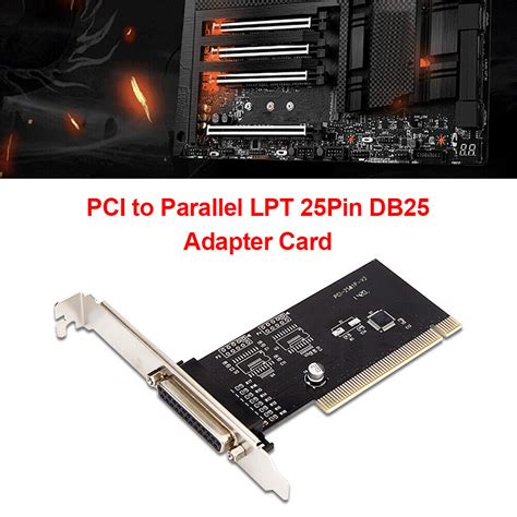 pci to parallel lpt 25pin db25 printer port controller card pci adapter