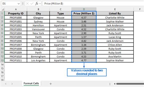How To Round Numbers In Excel Without Formula 4 Quick Tricks Excel Insider