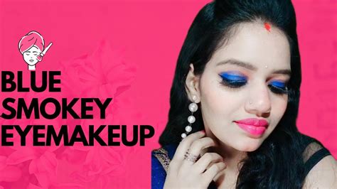Blue Smokey Eye Makeup Party Glam Makeup Look Eye Makeup Makeup