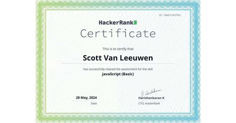 Earned A New Javascript Certification Scott Van Leeuwen Posted On The Topic Linkedin