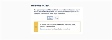 Jira Integration Productfolio