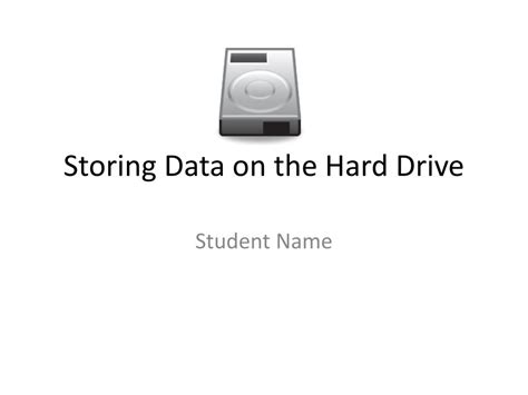 PPT Efficient Data Storage On Hard Drives For Babes PowerPoint Presentation ID 1845177