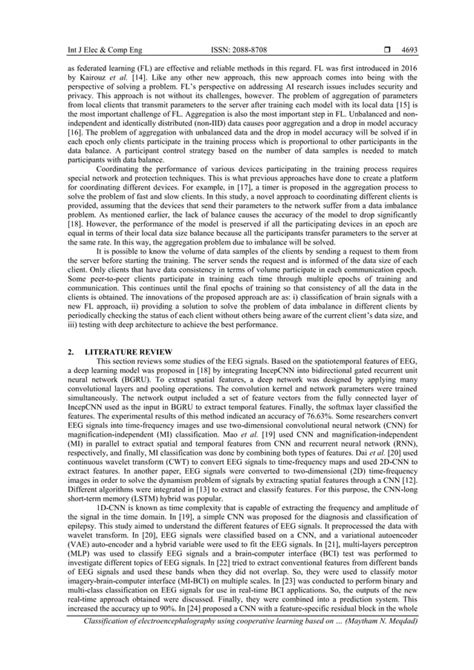 Classification Of Electroencephalography Using Cooperative Learning Based On Participating