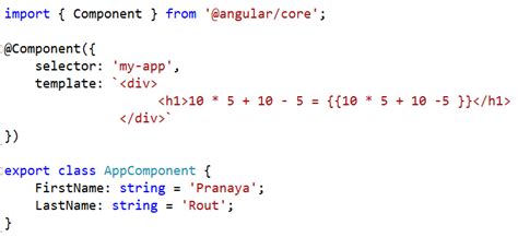 Angular Interpolation One Way Data Binding Dot Net Tutorials