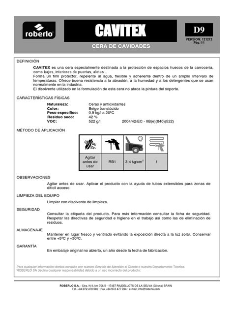 D09 Cavitex Es Pdf