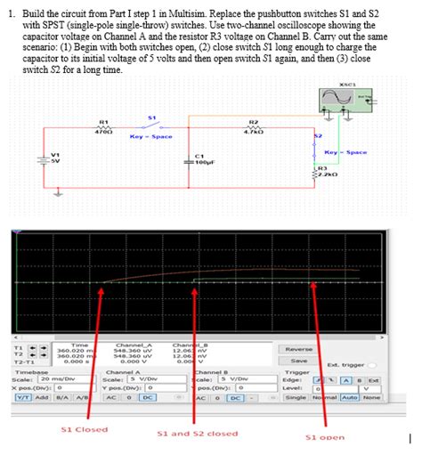 Solved Build The Circuit From Part I Step In Multisim Chegg Com