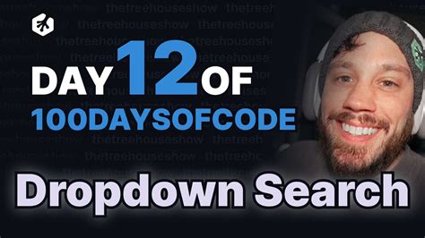 Day 12 Searchable Dropdown Menu In React Youtube