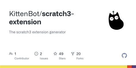 GitHub KittenBot Scratch3 Extension The Scratch3 Extension Generator
