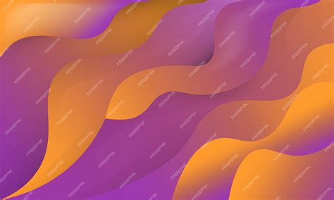 Premium Vector Gradient Wave Abstract Background Futuristic Colorful Template Banner With