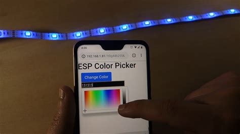 Esp32esp8266 Rgb Led Strip With Color Picker Web Server Embedgyan Blogs