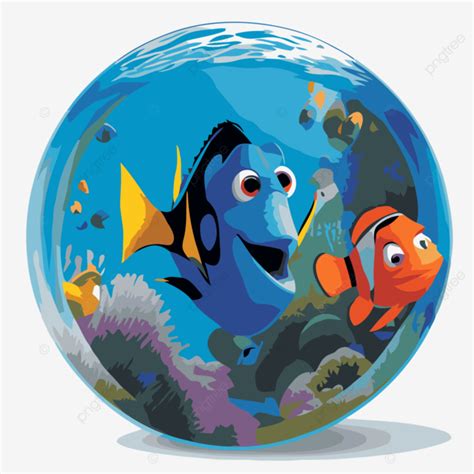 Finding Dory Vector Sticker Clipart Finding Dory By Disney Movie Cartoon Sticker Clipart Png
