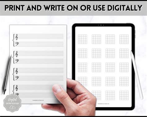 Printable Guitar Practice Sheet Bundle Guitar Chord Sheets Etsy