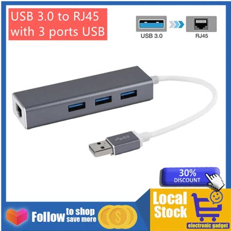 Usb 3 0 To Rj45 Ethernet Lan Network Adapter For Pc Mac Ethernet