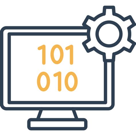 Binary Data Numbers Option Setting Icon Download On Iconfinder