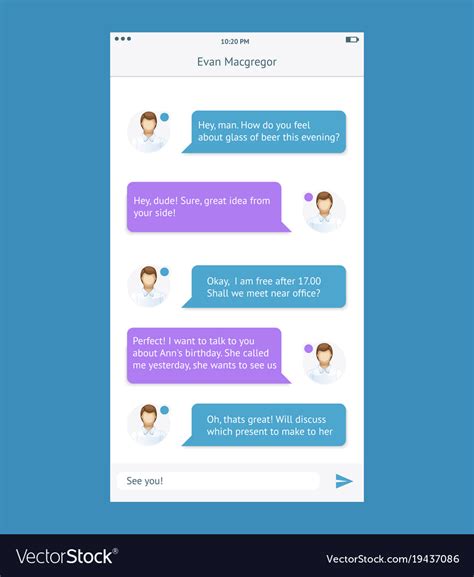 Chat Frames Message Boxes For Your Text Royalty Free Vector