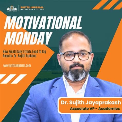 Dr Sujith Jayaprakash On Linkedin Motivational Monday Dr Sujith