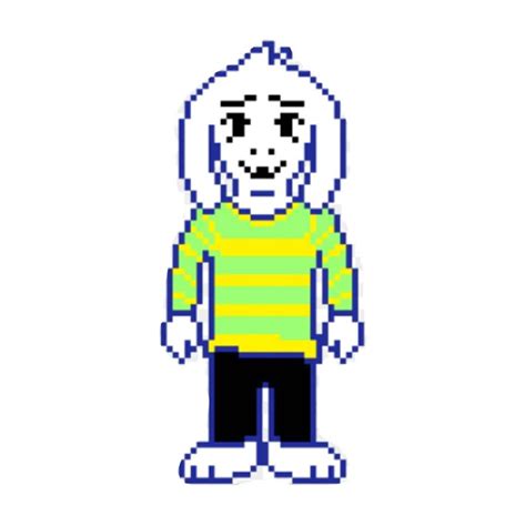 Asriel Dreemurr Colored Sprite From Undertale