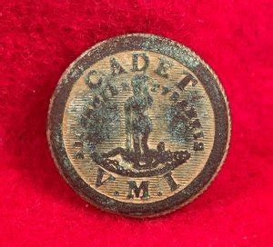 VMI Virginia Military Institute Cadet Button R W Robinson