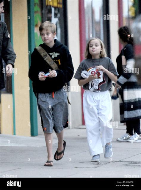 Shiloh Jolie Pitt Attends Her Little Sister Viviennes Karate Class In