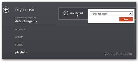 Create Playlists In Windows Xbox Music App
