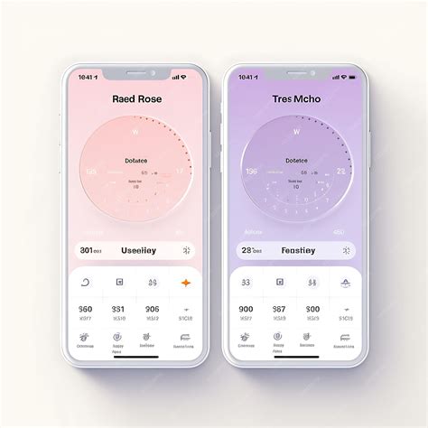 Premium Ai Image Mobile App Layout Design Of Menstrual Cycle Tracker Intuitive And Insightful