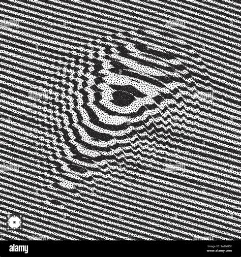 Glitch Abstract Background Distortion Effect Bug And Error Black And White Grainy Dotwork