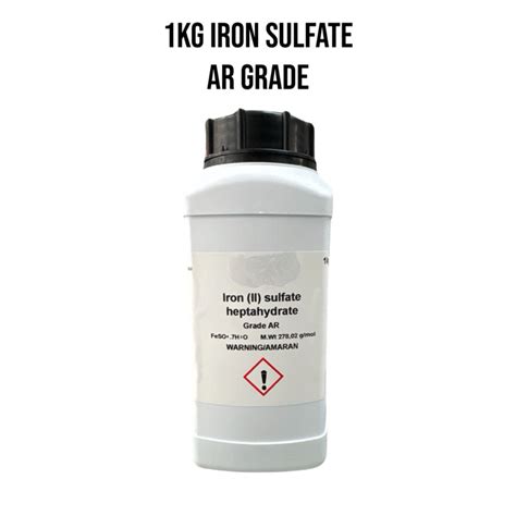 Iron Ii Sulfate Hexahydrate Ar 1kg Shopee Malaysia