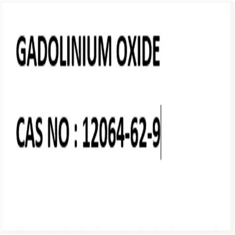 Gadolinium Oxide Powder 999 Technical Grade At ₹ 25500gram In Mumbai