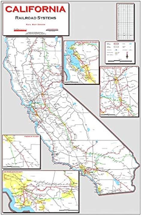 Railroad Map Of California Atchison Topeka And Santa Fe Lines In