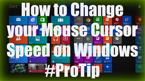 HOW TO Control Your Mouse Cursor Speed On Windows 10 8 7 Vista
