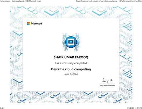 Umar Farooq Shaik On Linkedin Azure Cloudcomputing Learningjourney