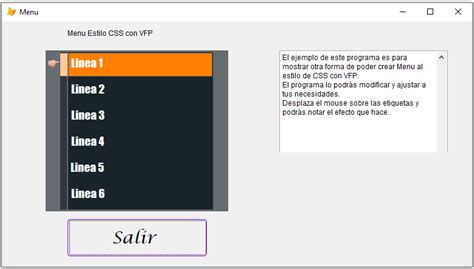Foxprovisual Foxpro Como Crear Un Efecto Css Con Vfp