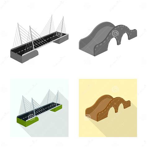Vector Design Of Connection And Design Icon Collection Of Connection And Side Stock Symbol For