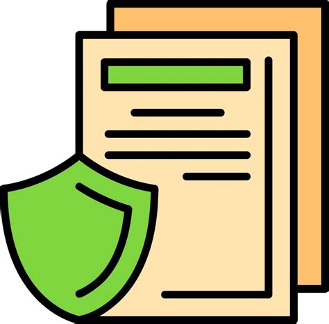 Document Protection Icon Design 49981095 Vector Art At Vecteezy