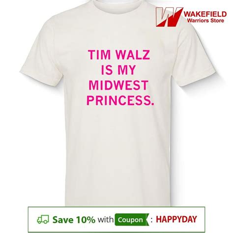 Tim Walz Is My Midwest Princess Shirt Chelsea Harris Medium