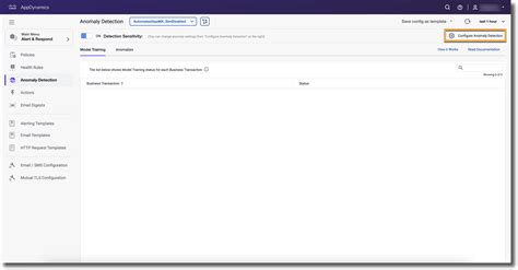 Enable And Configure Anomaly Detection