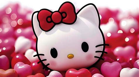 Download Hello Kitty Valentine Candy Backdrop Wallpaper