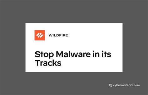 📤palo Alto Wildfire By Palo Alto Networks R Cybermaterial
