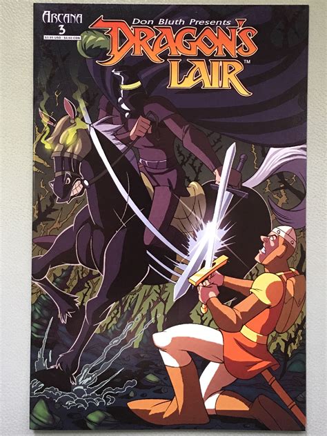 Don Bluth Presents Dragons Lair 3 Video Game Tie In Arcana Comics Hobbies And Toys Books