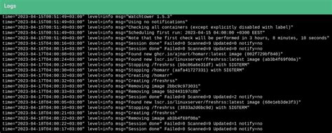 Watchtower Automatically Update Docker Container Images
