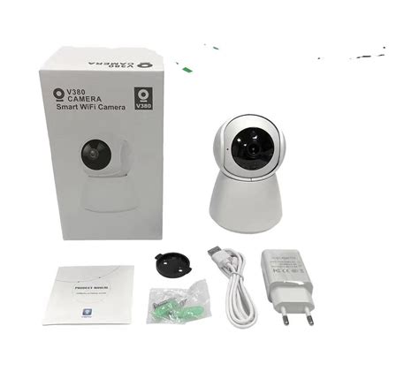 กล้องวงจรปิดขนาดเล็ก V380 Full Hd หมุนได้ 360 องศา Smart Wifi Camera Myhappyphones