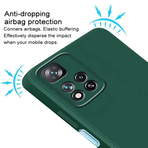 Casotec Shockproof Matte Liquid Silicone Case With Camera Protection