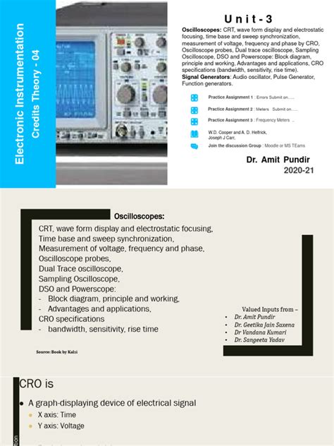 Unit 3 Basic Instrumentation And Measurement Techniques Ppt Notes Material For Sem Ii Uploaded