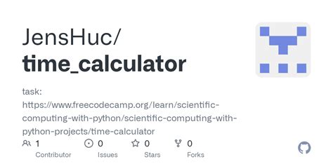 Github Jenshuctimecalculator Task Learnscientific Computing