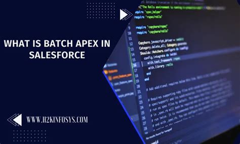 What Is Batch Apex In Salesforce