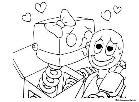 Dibujos Para Colorear Boxy Boo Y Pintar Im Genes Para Dibujar Gratis