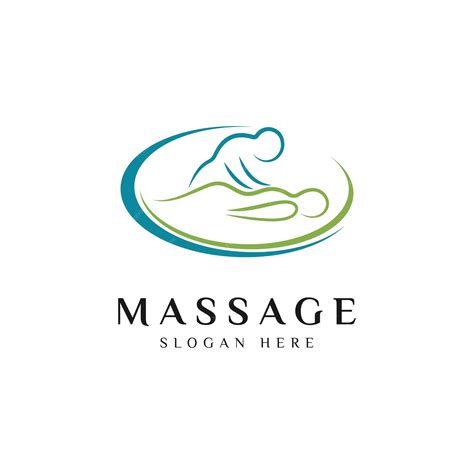 Premium Vector Body Massage Logo Design Vector Icon Illustration