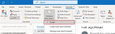 Auto Send Recurring Emails Periodically In Outlook Quickly And Easily