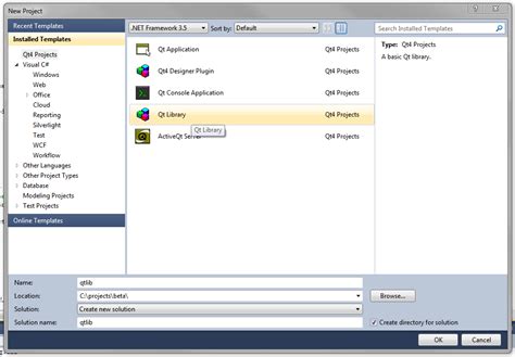 Qt5 How To Create A Dll Project For Qt 5 In Visual Studio Qt Add On