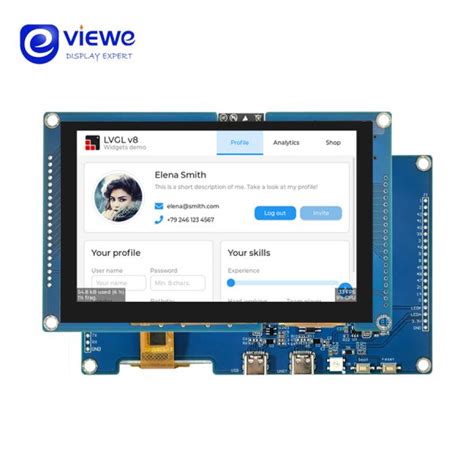 Esp32 5 Inch 800×480 Rgb Ips Tft Display Touch Screen Arduino Lvgl Wifi Ble Uart Smart Module
